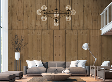 Mesmerising wall cladding at the back of your sofa